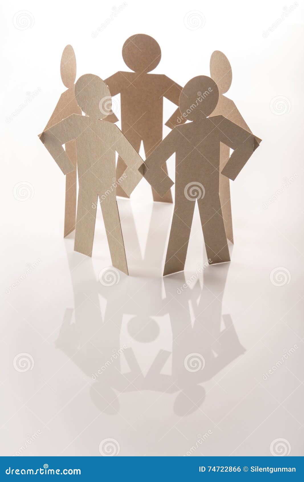 Sterk team van vijf stock foto. Image of sociaal, cijfer - 74722866