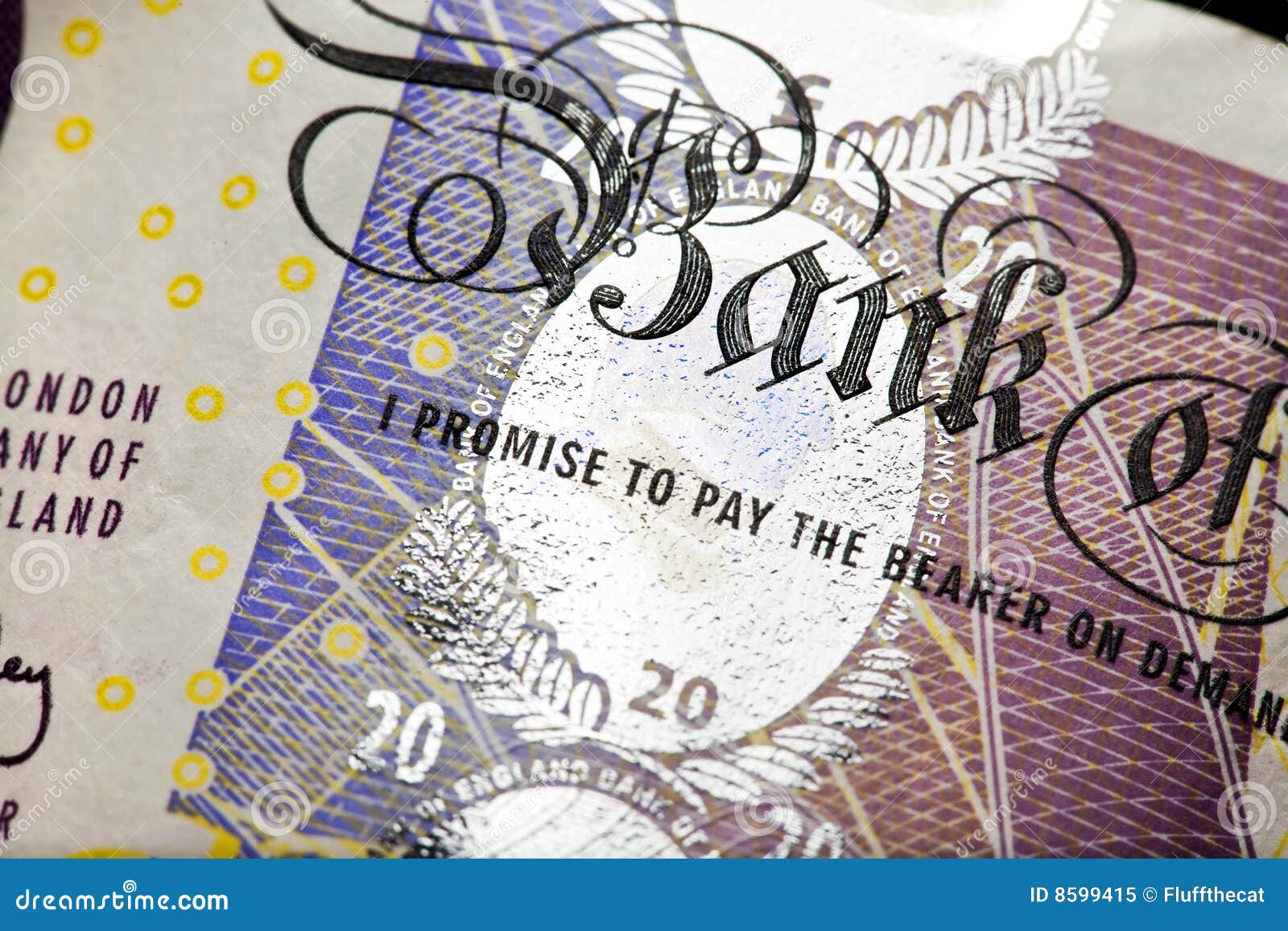 Sterling Note Close-Up editorial image. Image of balance - 8599415