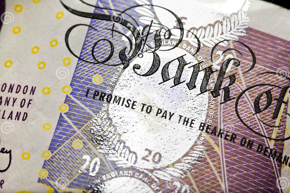 Sterling Note Close-Up editorial image. Image of balance - 8599415