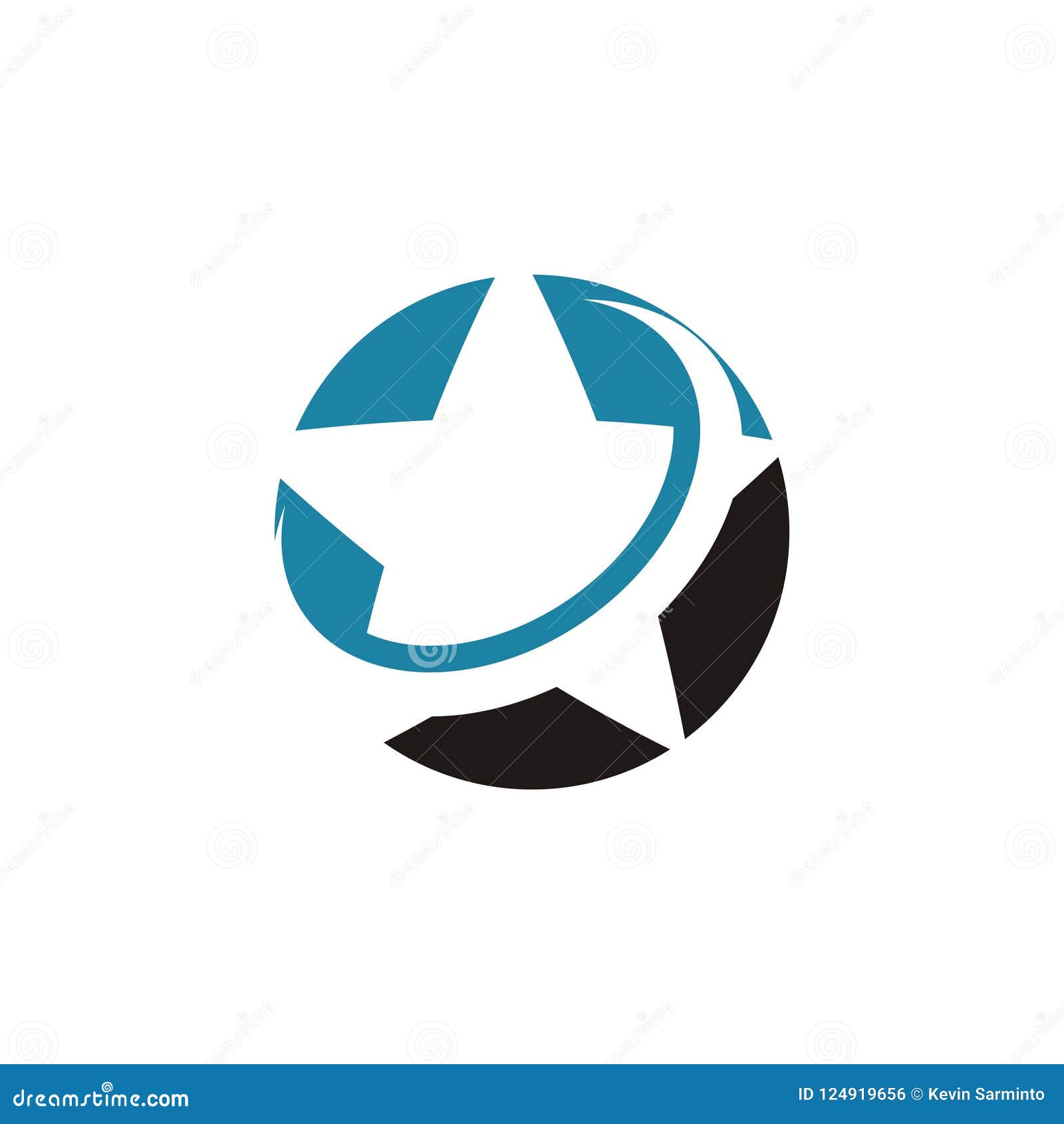 Stern Logo Design vektor abbildung. Illustration von element - 124919656