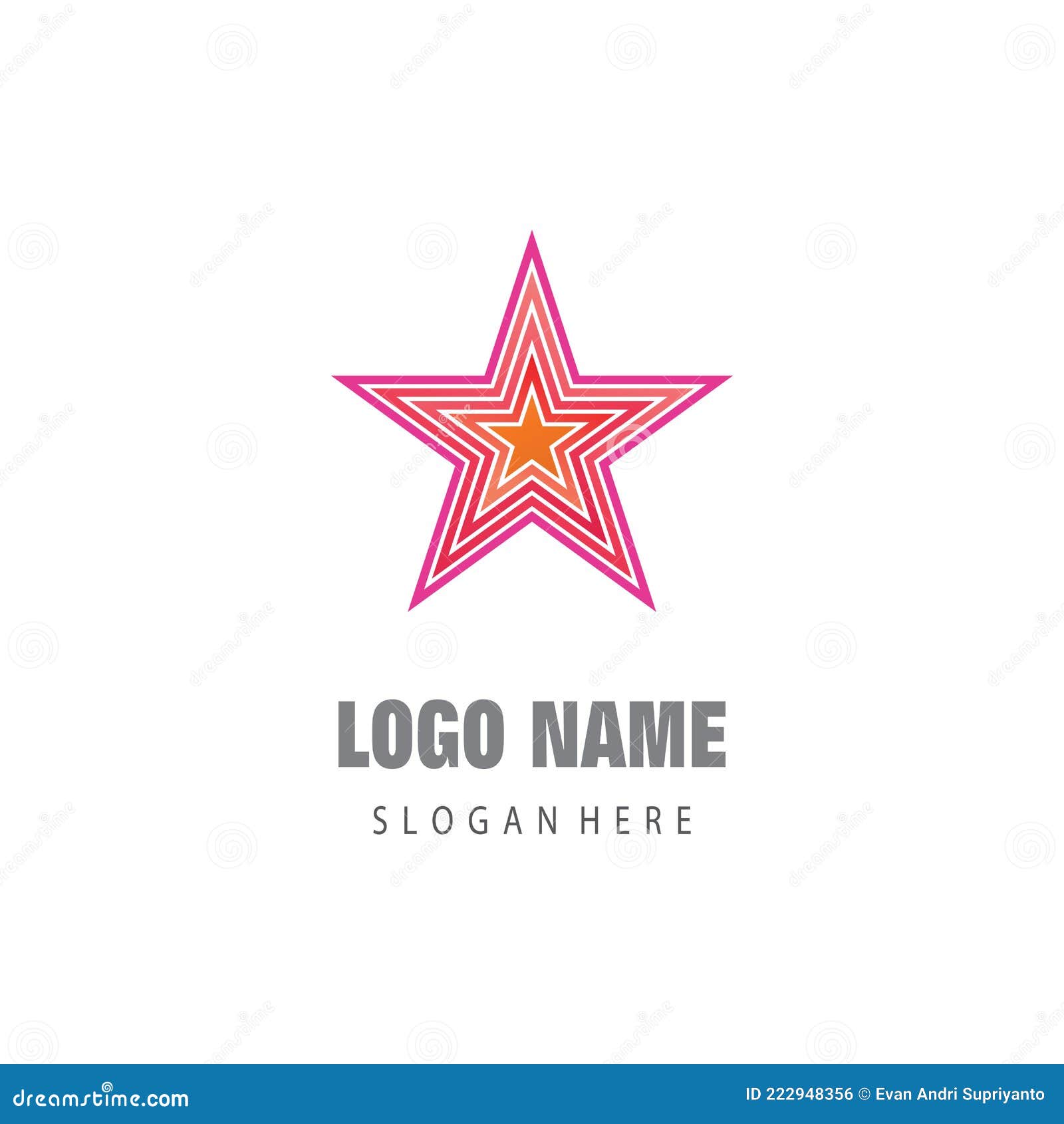 Stern Logo Design Emblem Logo Design Inspiration Vektor Abbildung ...