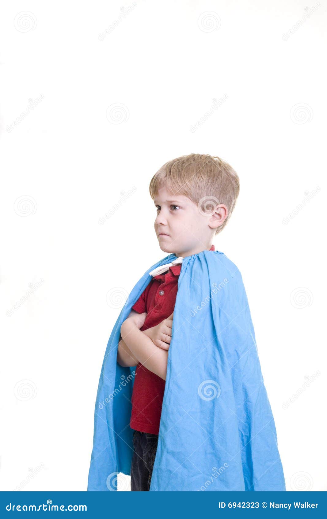 Stern Look stock image. Image of standing, cape, children - 6942323