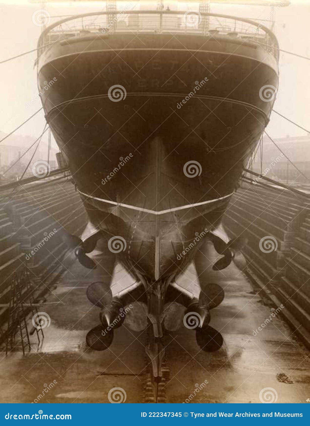 Stern Of Mauretania Picture. Image: 222347345