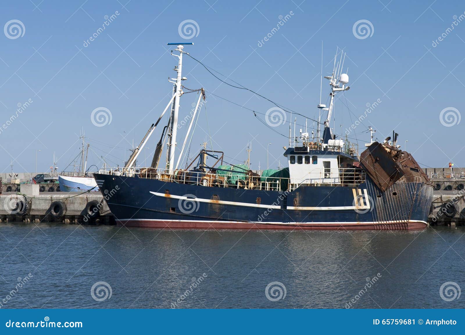 Stern Trawler stock image. Image of marine, ship, nautical - 65759681