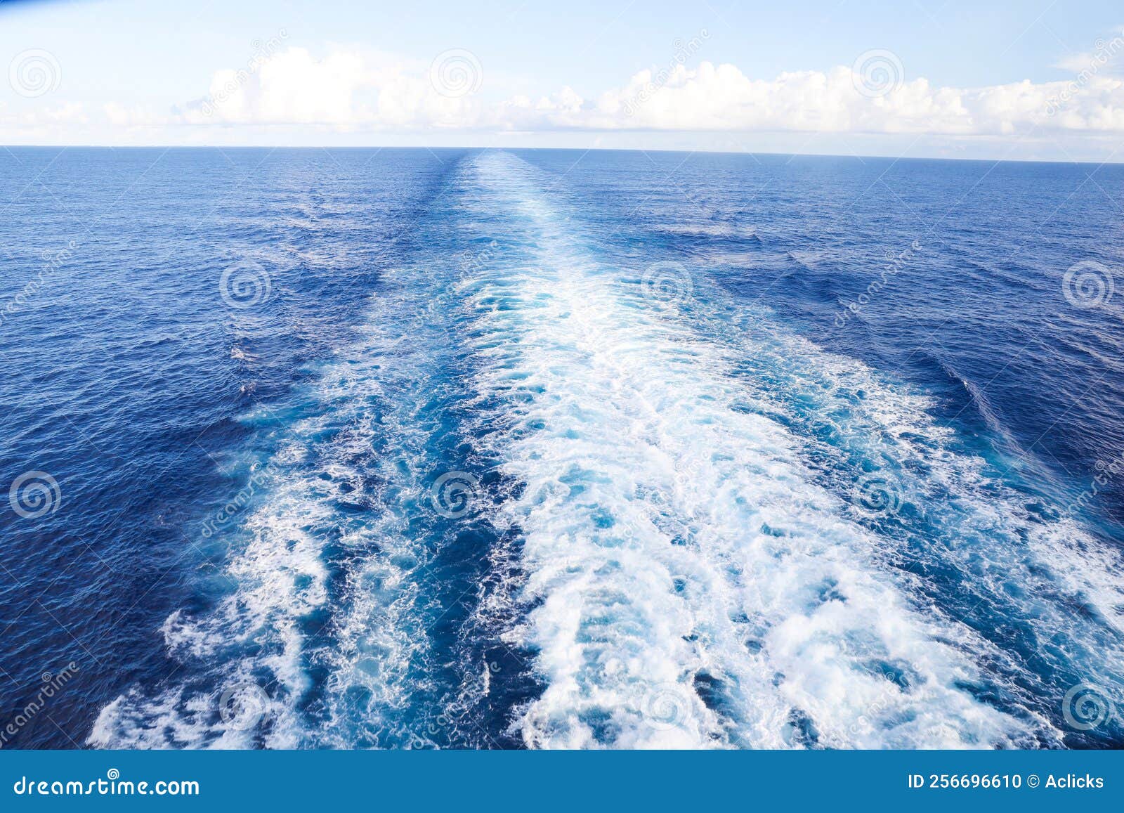 Stern Wave of a Ferry or Cruise Ship Stock Photo - Image of movement ...