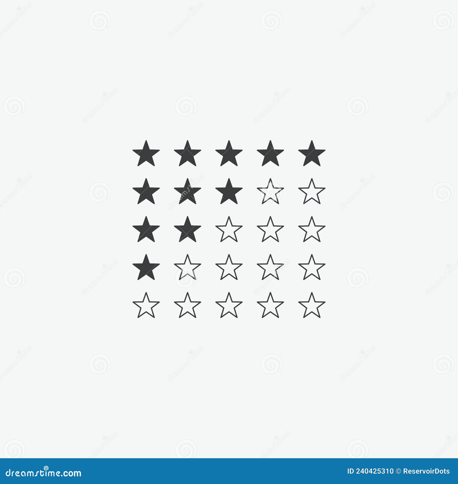 Sterne-Symbol vektor abbildung. Illustration von wahl - 240425310