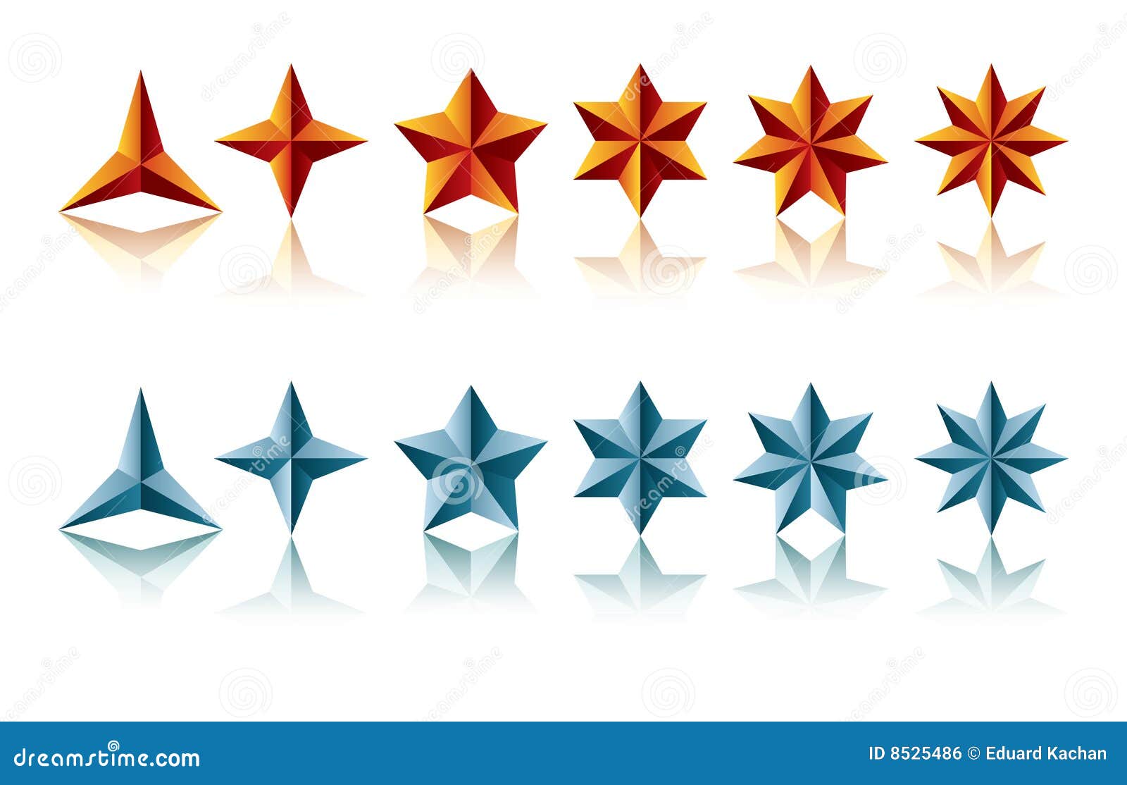Sternformen vektor abbildung. Illustration von stern, vektor - 8525486