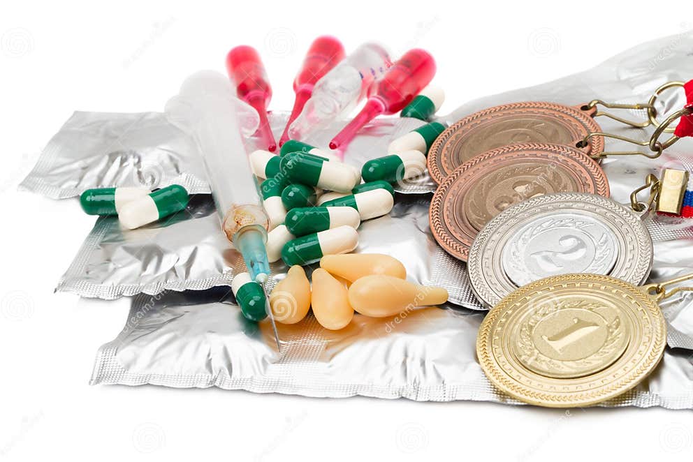 Steroids and Doping in Sport Stock Photo - Image of achievement, pills ...