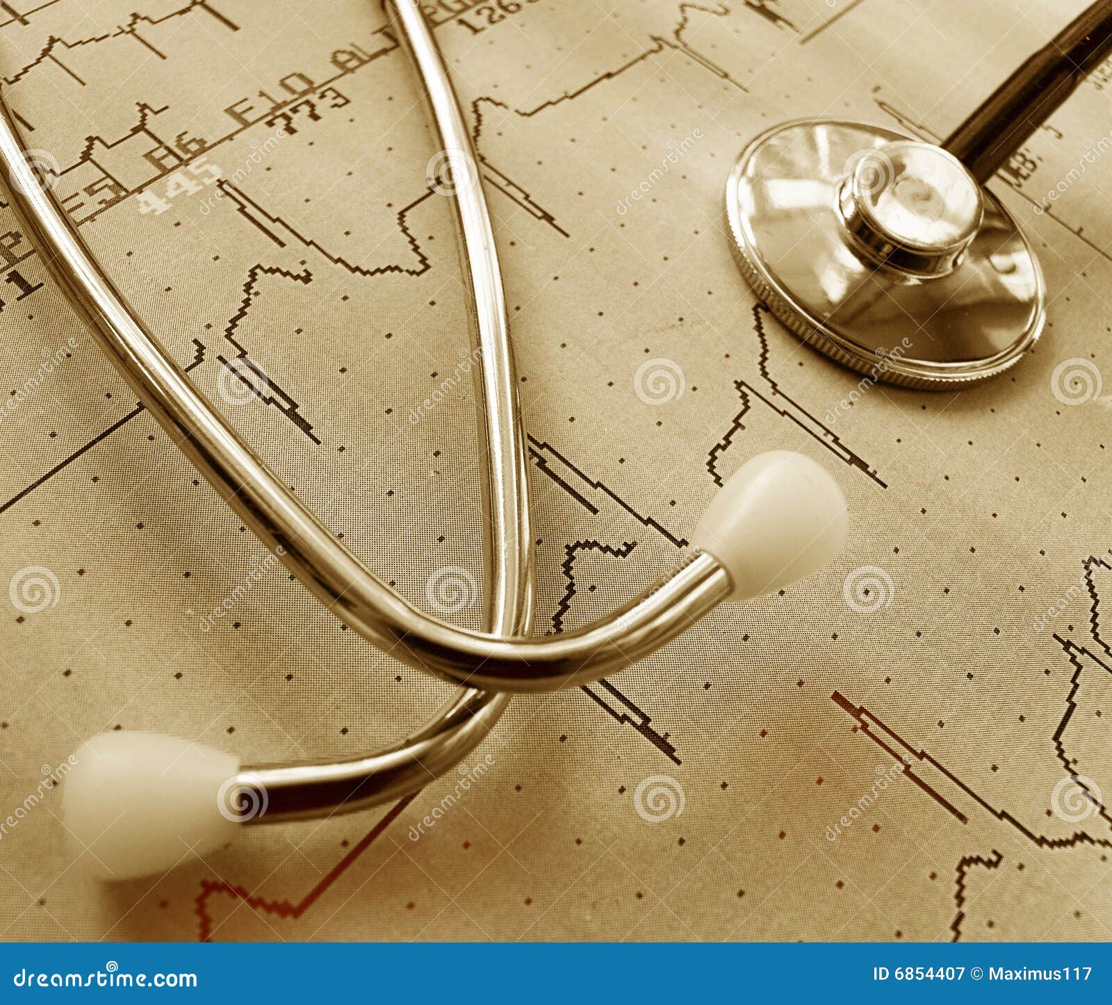 Stethoscoop stock afbeelding. Image of cardioloog, apparatuur - 6854407