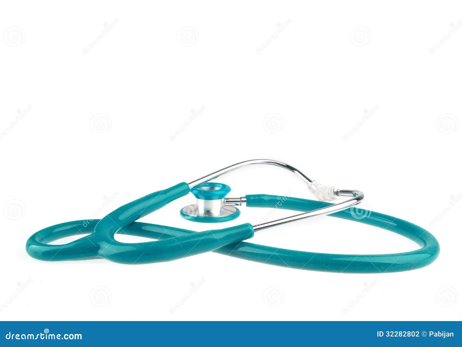 Stethoscoop Op Wit Wordt Geïsoleerd Dat Stock Foto - Image of ...