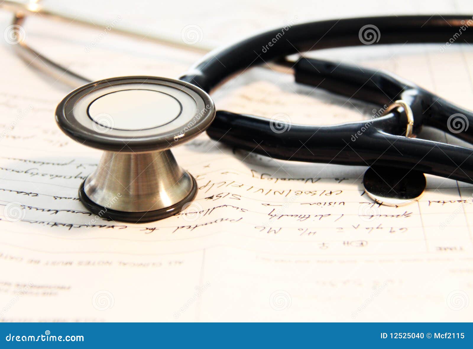 Stethoscope stock photo. Image of stethoscope, biomedical - 12525040