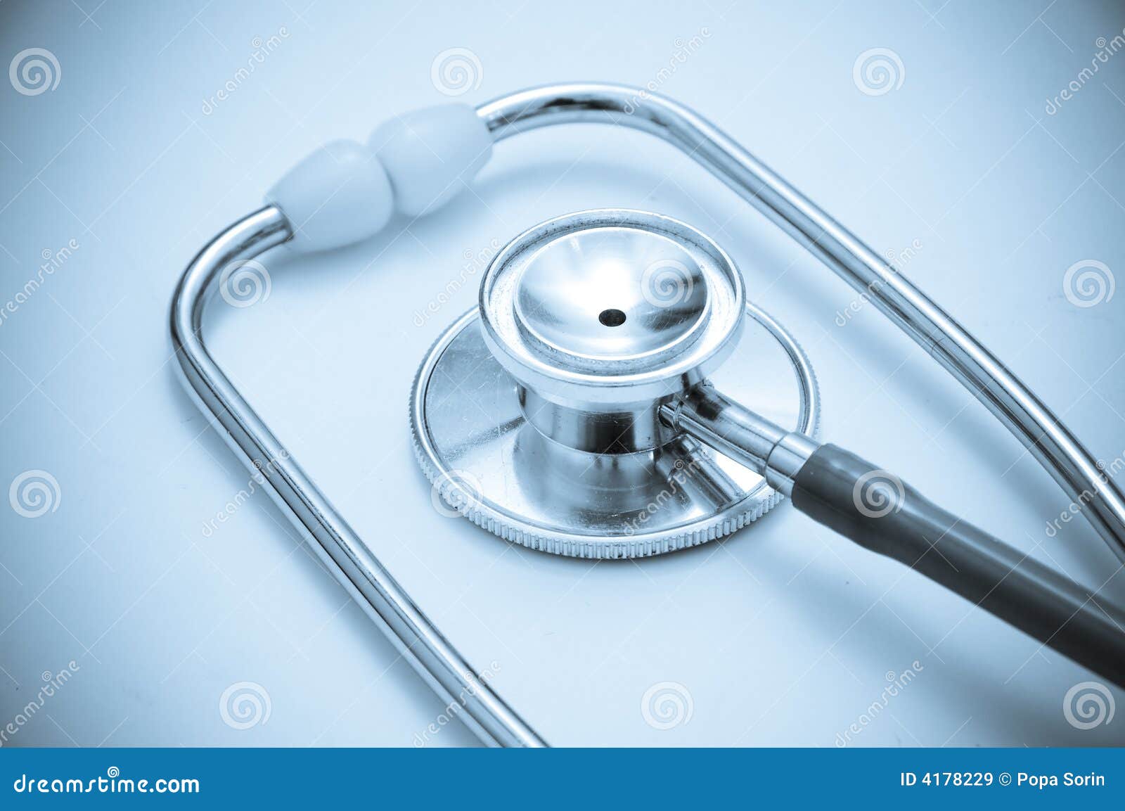Stethoscope stock image. Image of blue, closeup, health - 4178229
