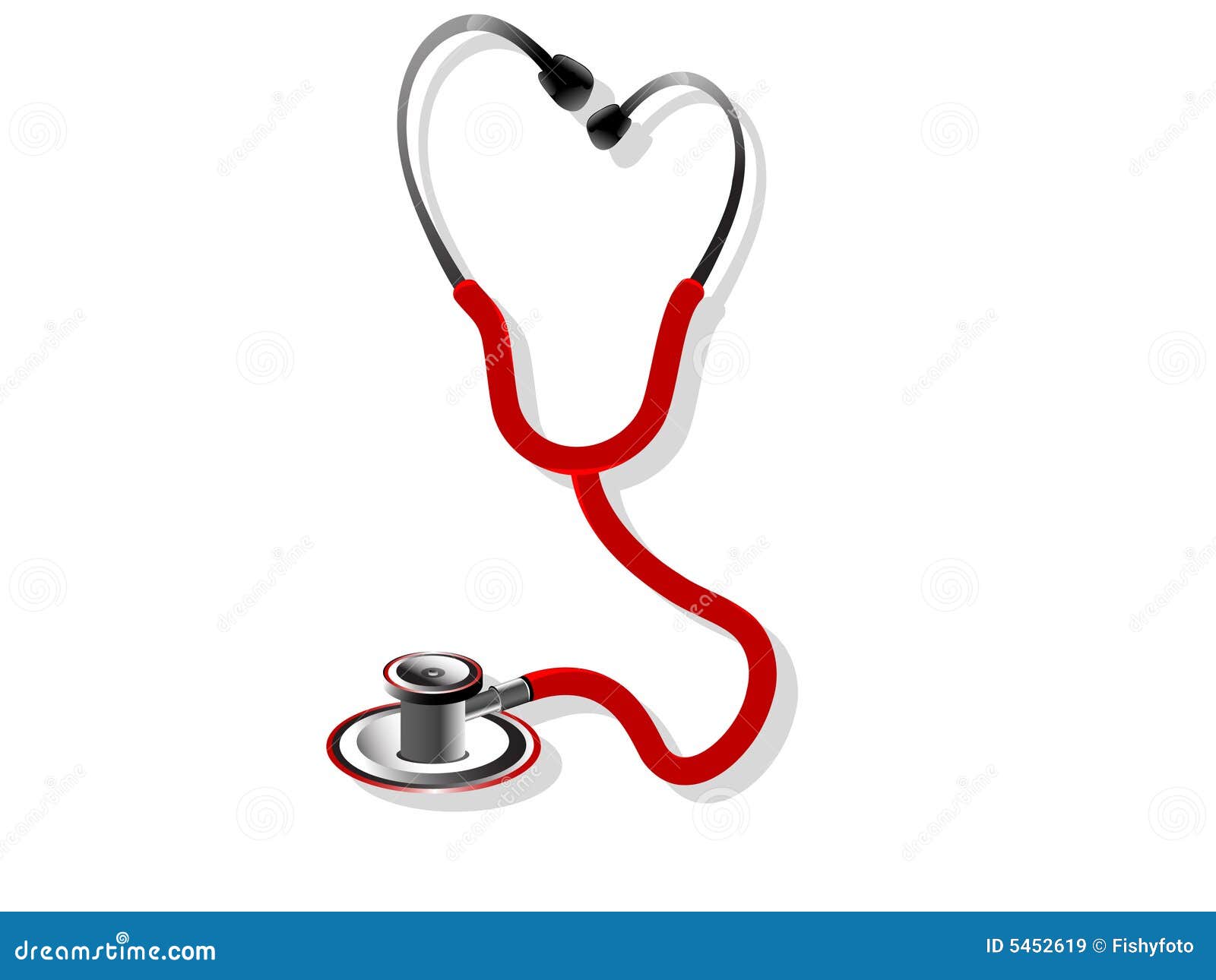 Stethoscope stock illustration. Illustration of artistic - 5452619
