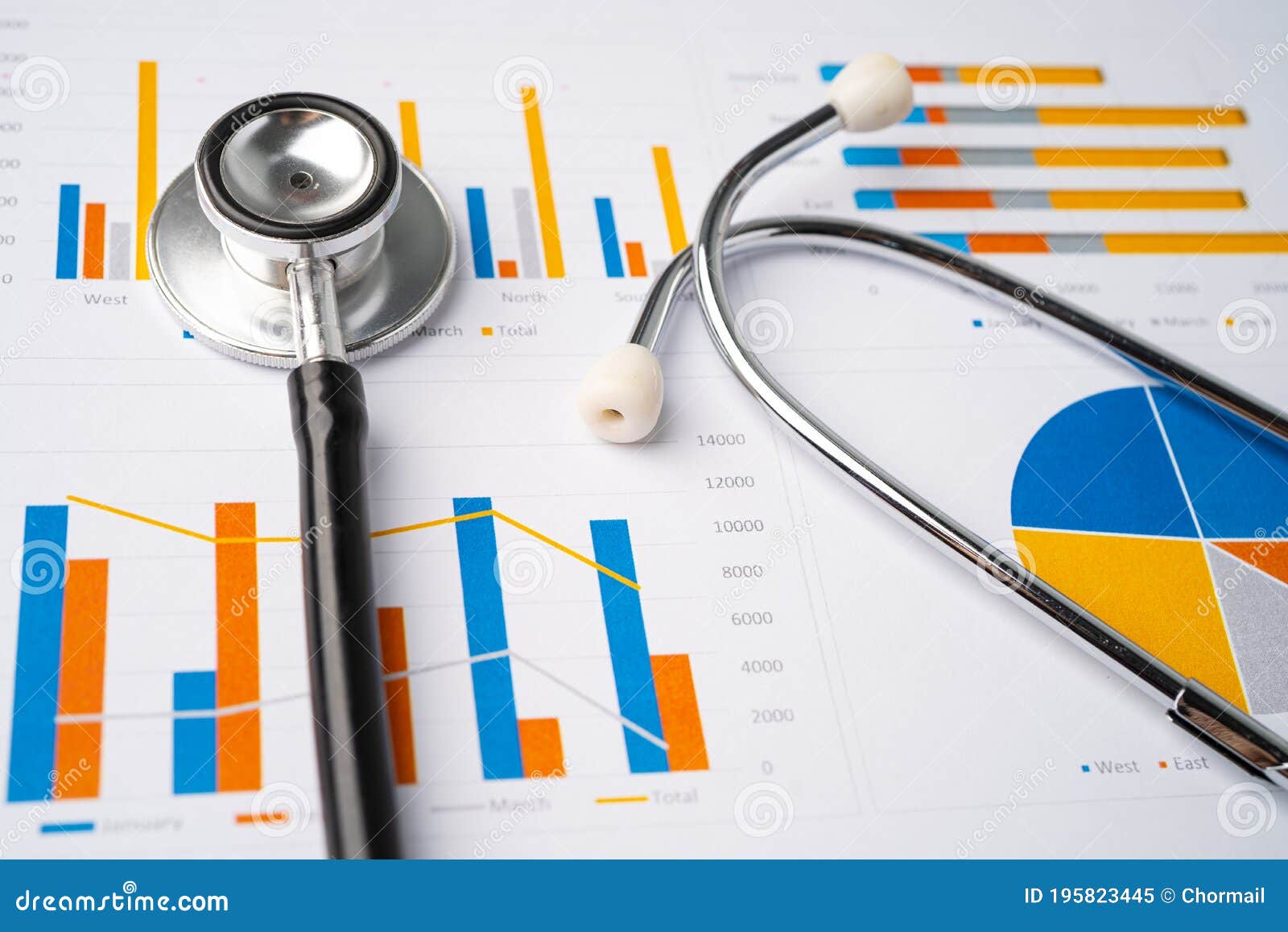 Stethoscope on Chart Graph Paper, Finance, Account, Statistic, Analytic ... Stethoscope on Chart Graph Paper, Finance, Account, Statistic, Analytic ...
