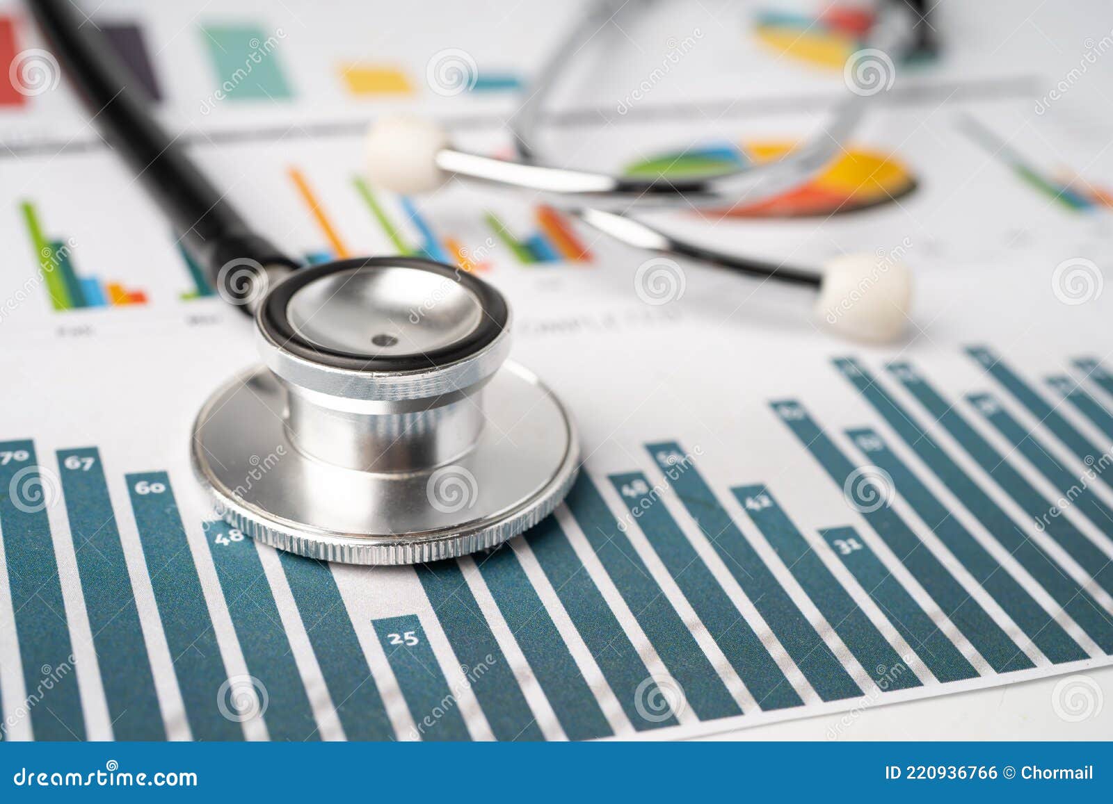 Stethoscope on Chart Graph Paper, Finance, Account, Statistic, Analytic ... Stethoscope on Chart Graph Paper, Finance, Account, Statistic, Analytic ...