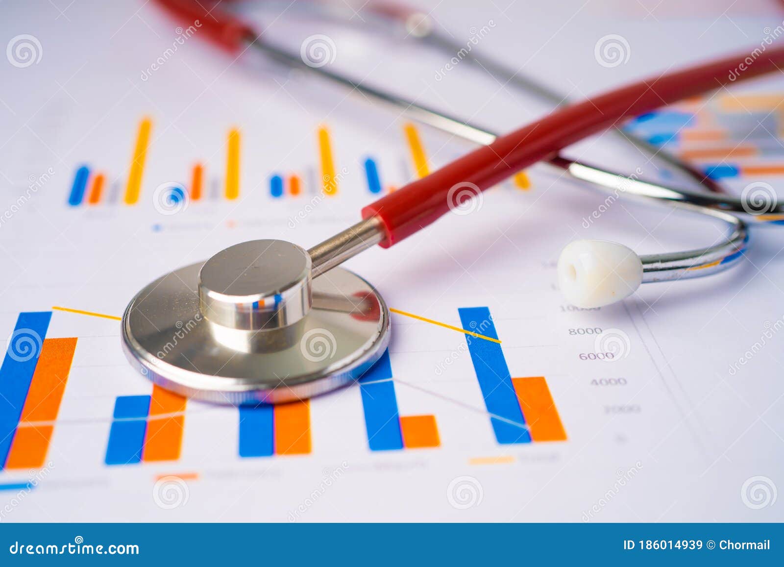 Stethoscope on Chart Graph Paper, Finance, Account, Statistic, Analytic ... Stethoscope on Chart Graph Paper, Finance, Account, Statistic, Analytic ...