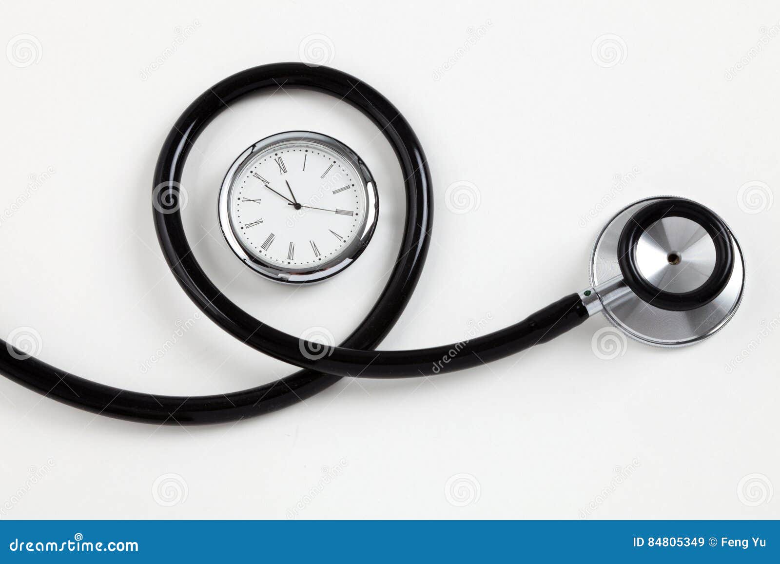 Stethoscope and Clock stock image. Image of busy, healthcare - 84805349