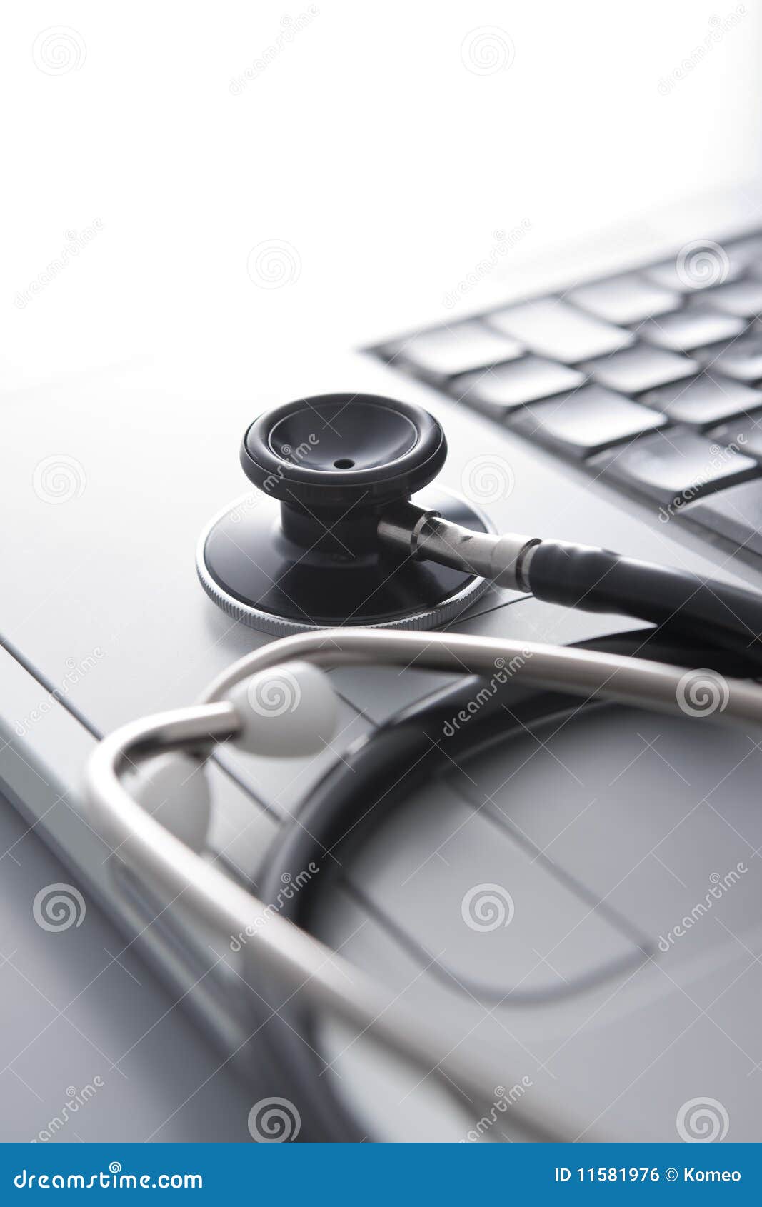 Stethoscope and computer stock photo. Image of doctor - 11581976
