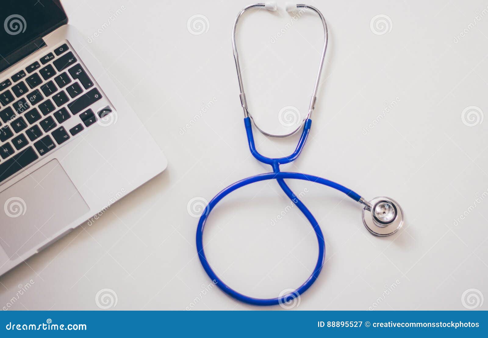Stethoscope And Computer Picture. Image: 88895527