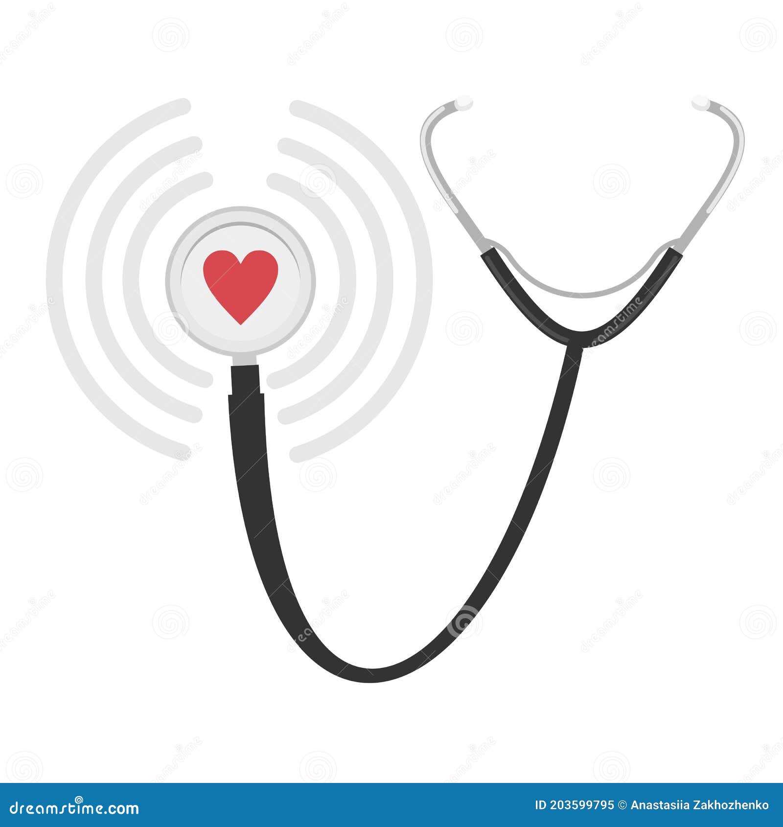 Stethoscope, Doctor Medical Tool. Waves of a Beating Heart Stock Vector ... Stethoscope, Doctor Medical Tool. Waves of a Beating Heart Stock Vector ...