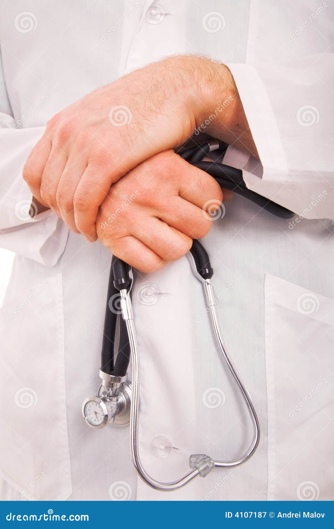 Stethoscope in Doctor S Hands Stock Image - Image of professional, care ...