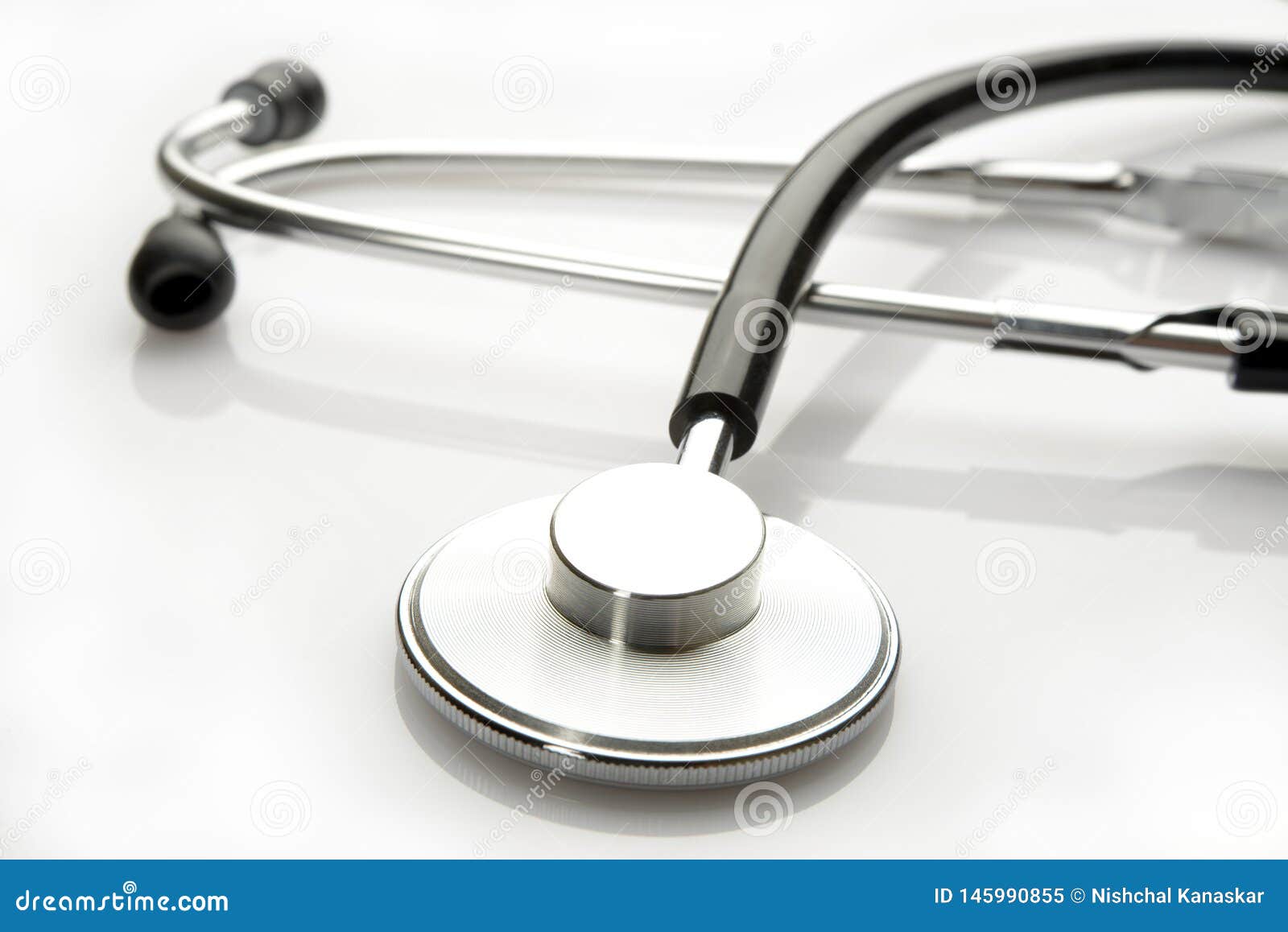Stethoscope for Doctors on White Background Stock Image - Image of ...