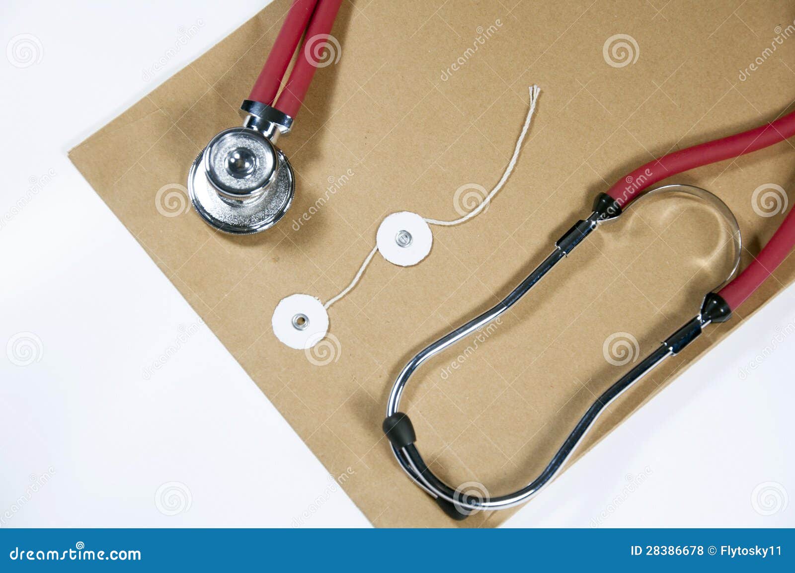 Stethoscope and document stock photo. Image of care, closeup - 28386678