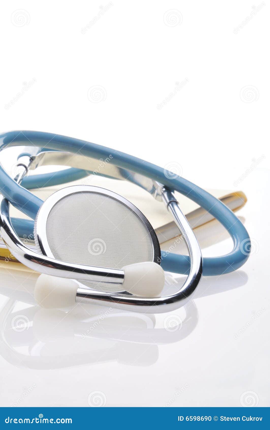 Stethoscope and Files stock photo. Image of apparatus - 6598690