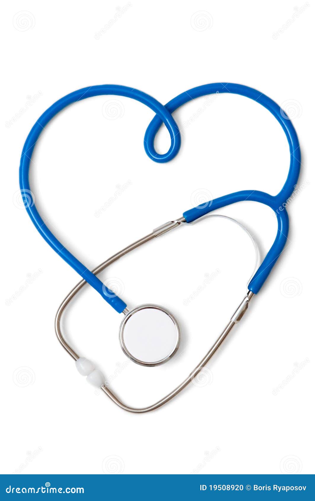 Stethoscope in the Form of Heart Sign Stock Photo - Image of equipment ...