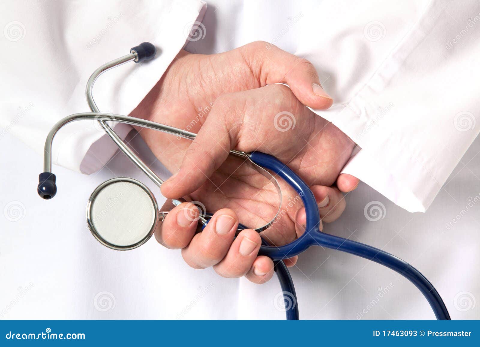 Stethoscope in hands stock image. Image of finger, clinical - 17463093