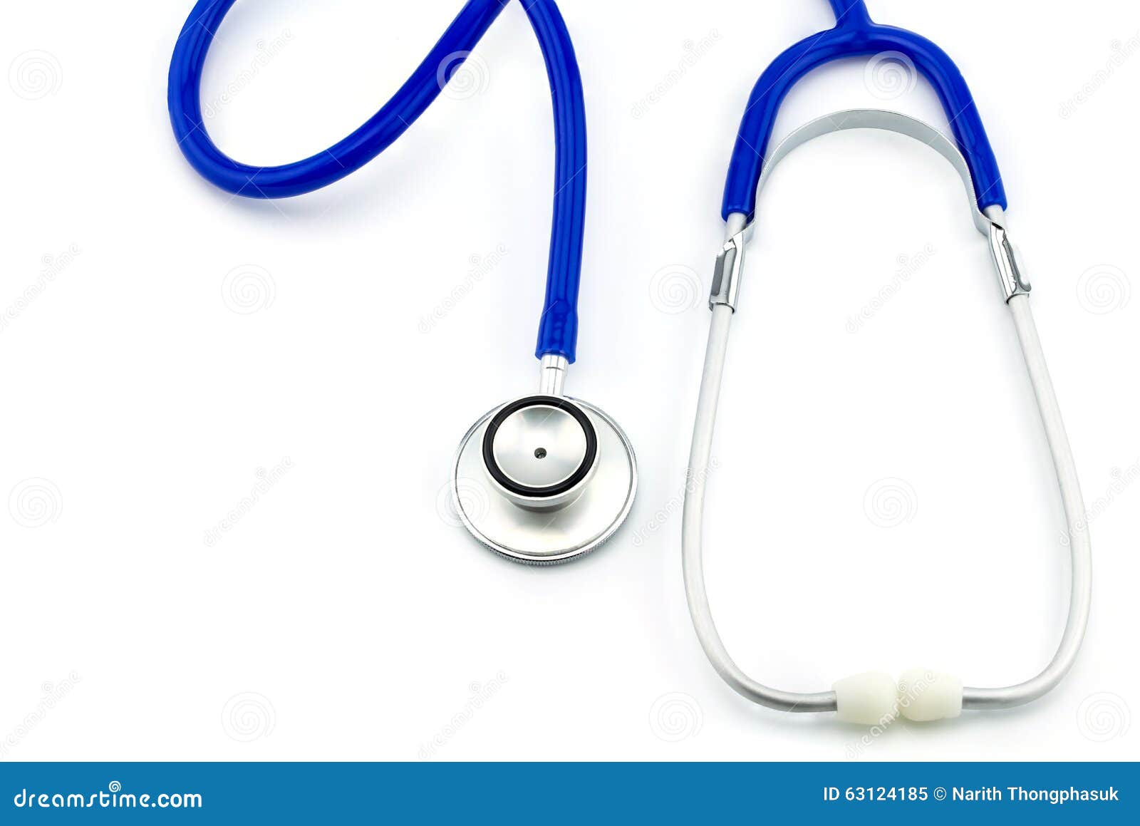 Stethoscope, Health Check Tool Stock Image - Image of blue, object ...
