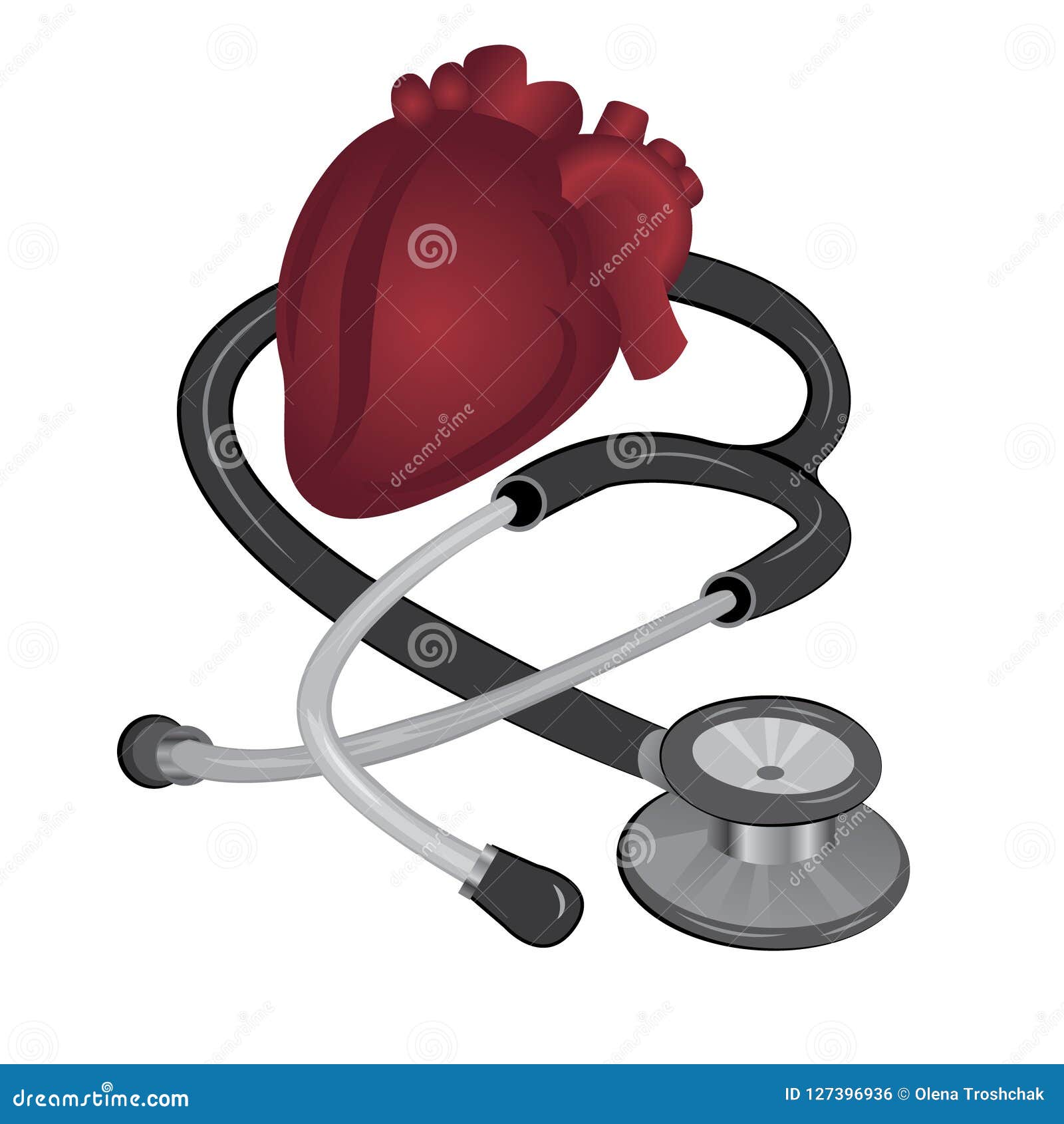 STETHOSCOPE and Heart Medical Measurement Tool Stock Vector ... STETHOSCOPE and Heart Medical Measurement Tool Stock Vector ...