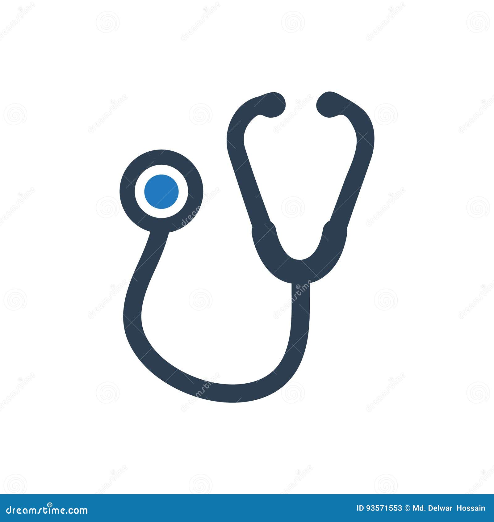 Stethoscope Icon. Vector Drawing | CartoonDealer.com #156264772