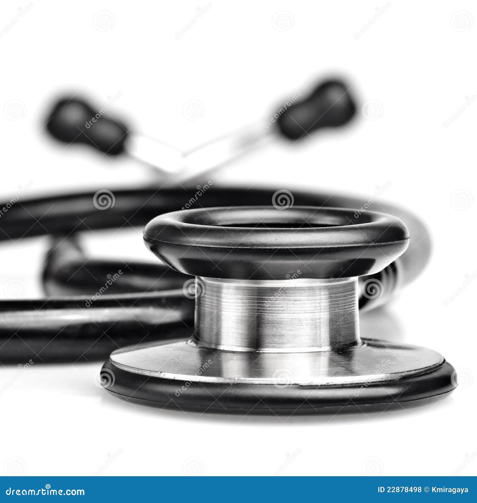 Stethoscope Isolated on White Stock Photo - Image of isolated, clinical ...