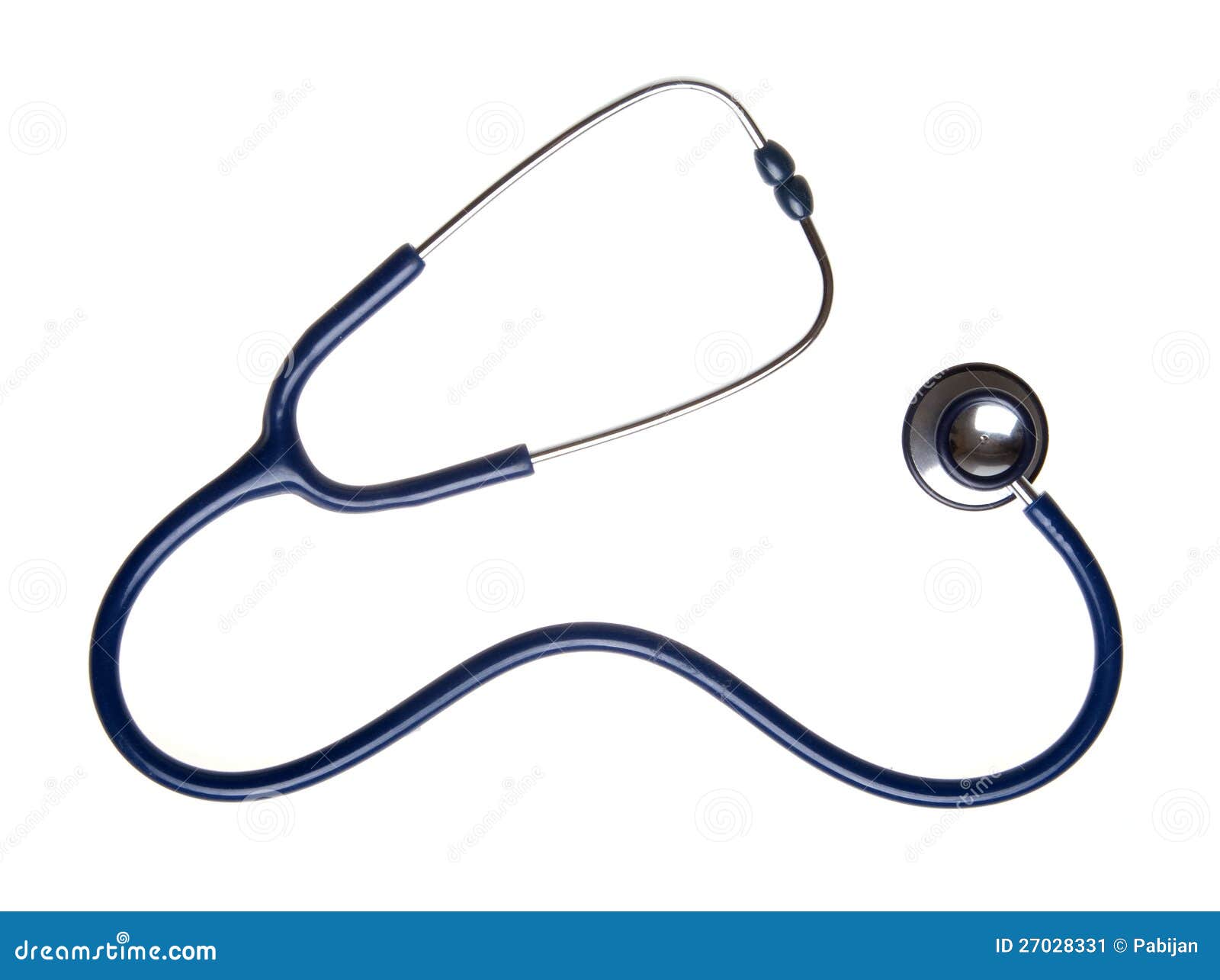Stethoscope Isolated On White Stock Image - Image: 27028331