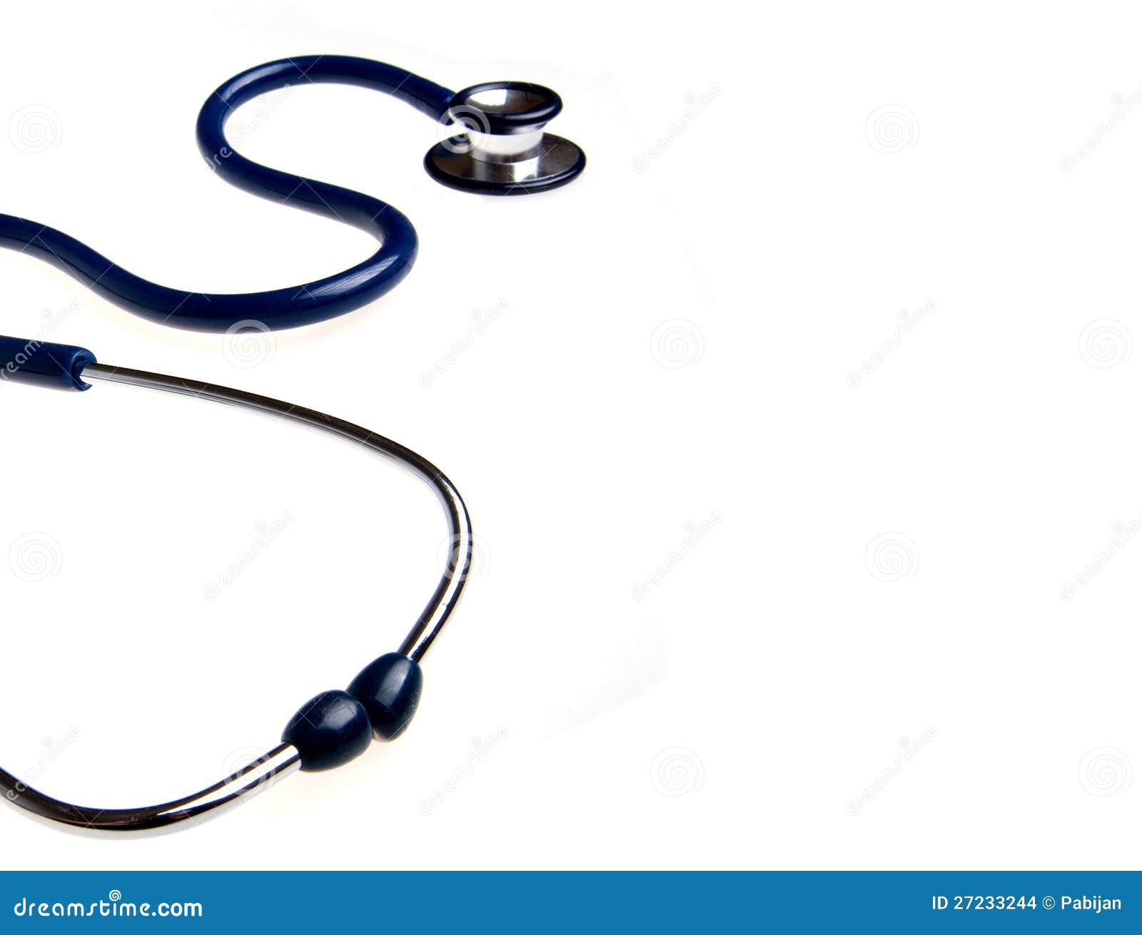 Stethoscope Isolated on White Stock Photo - Image of examine, equipment ...