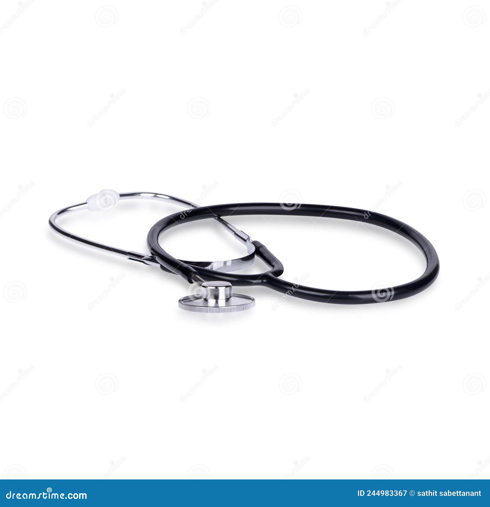Stethoscope Isolation on White Background Stock Image - Image of ...