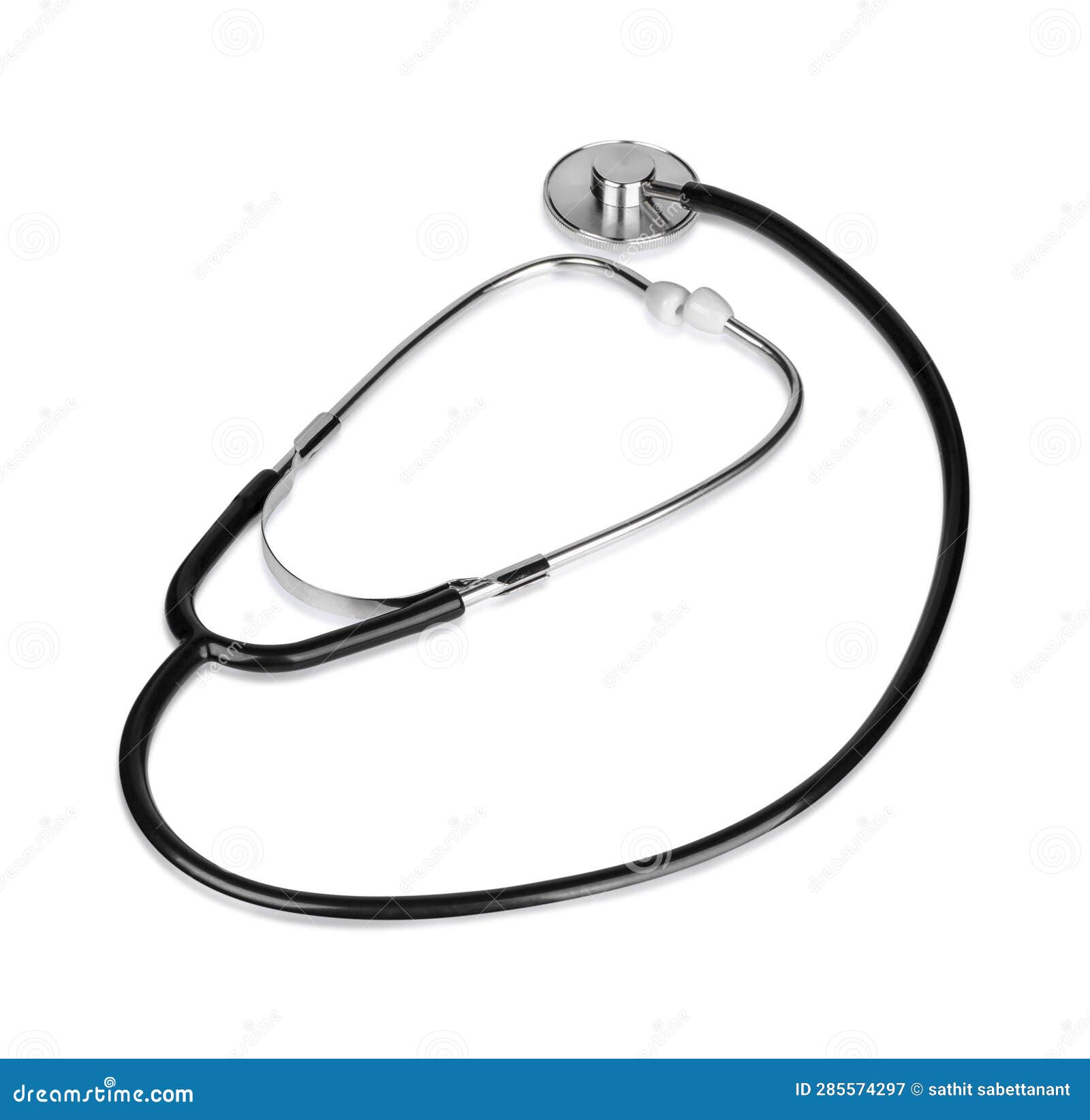 Stethoscope Isolation on White Background Stock Image - Image of ...