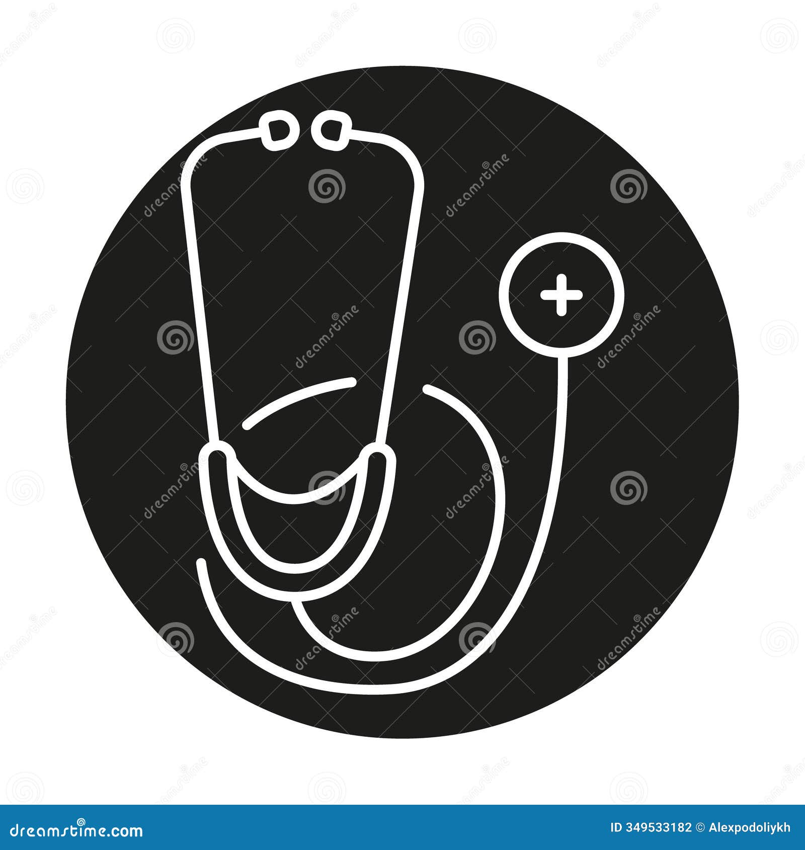 Stethoscope, In Line Design. Stethoscope, Medical Tool, Heart Check ...