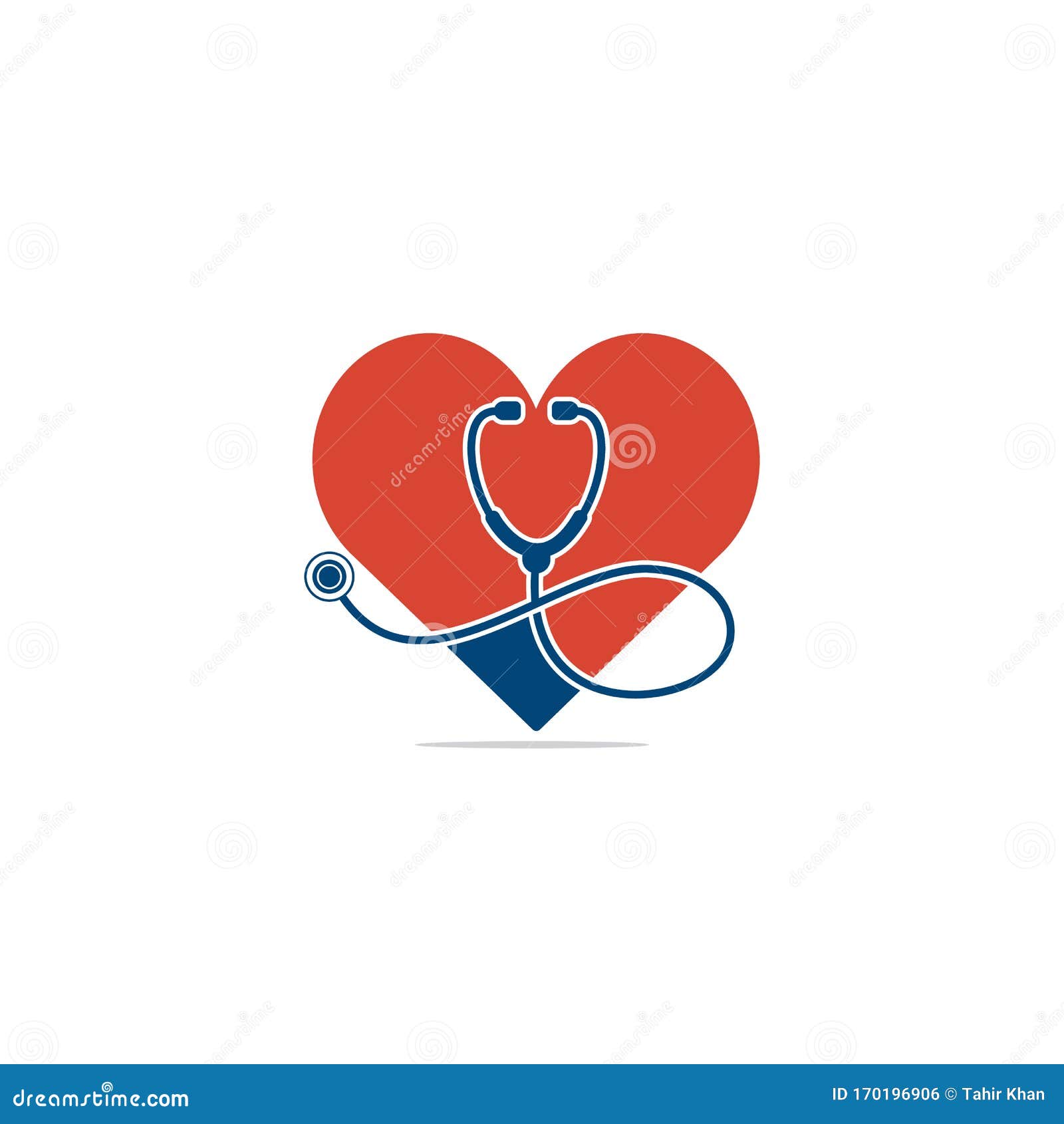 Stethoscope logo design. stock vector. Illustration of hospital - 170196906