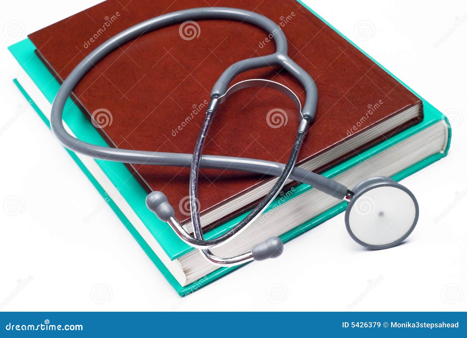 Stethoscope on a Medical Book Stock Image - Image of hospital, medicine ...