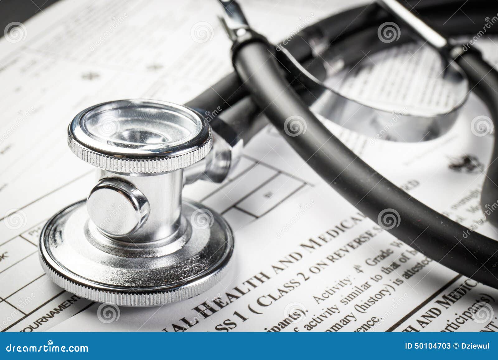 Stethoscope stock image. Image of patient, equipment - 50104703