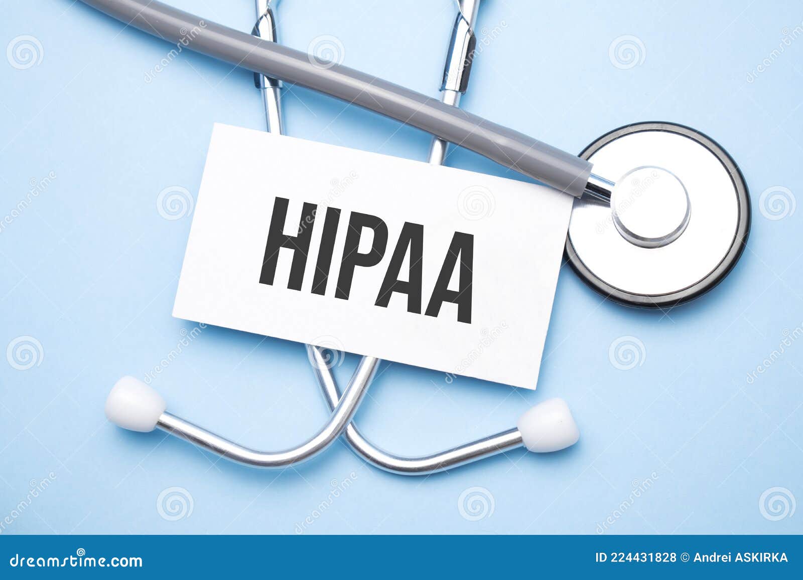 Paper With HIPAA The Health Insurance Portability Royalty-Free Stock ...