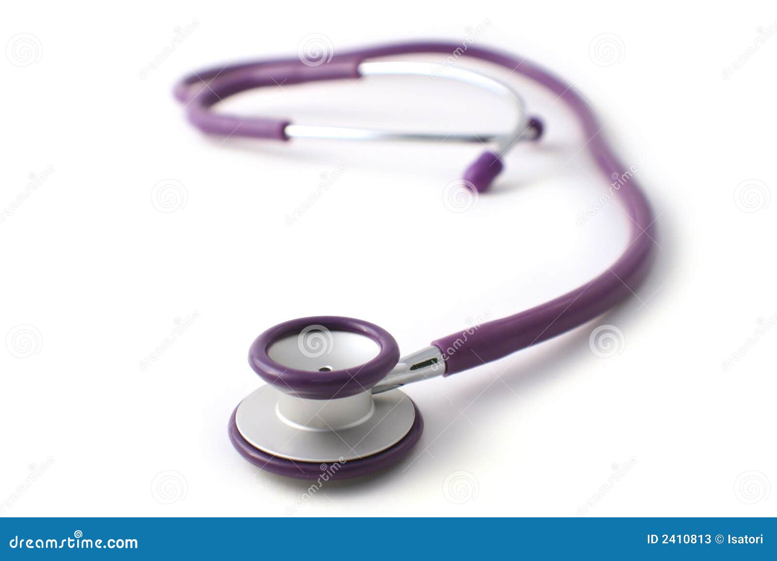 Stethoscope purple stock image. Image of science, purple - 2410813