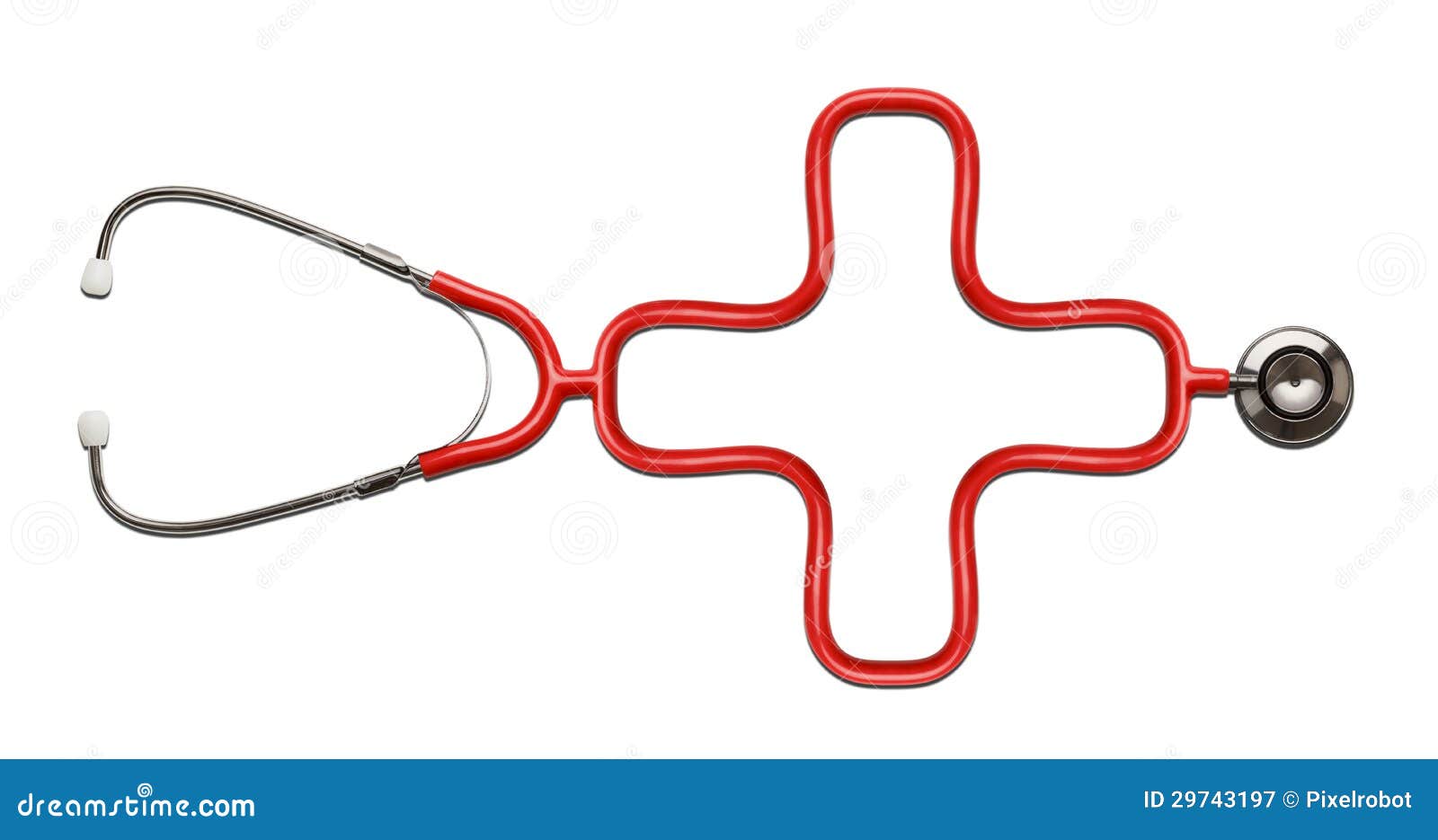 Stethoscope Cross stock image. Image of diagnostic, industry - 29743197