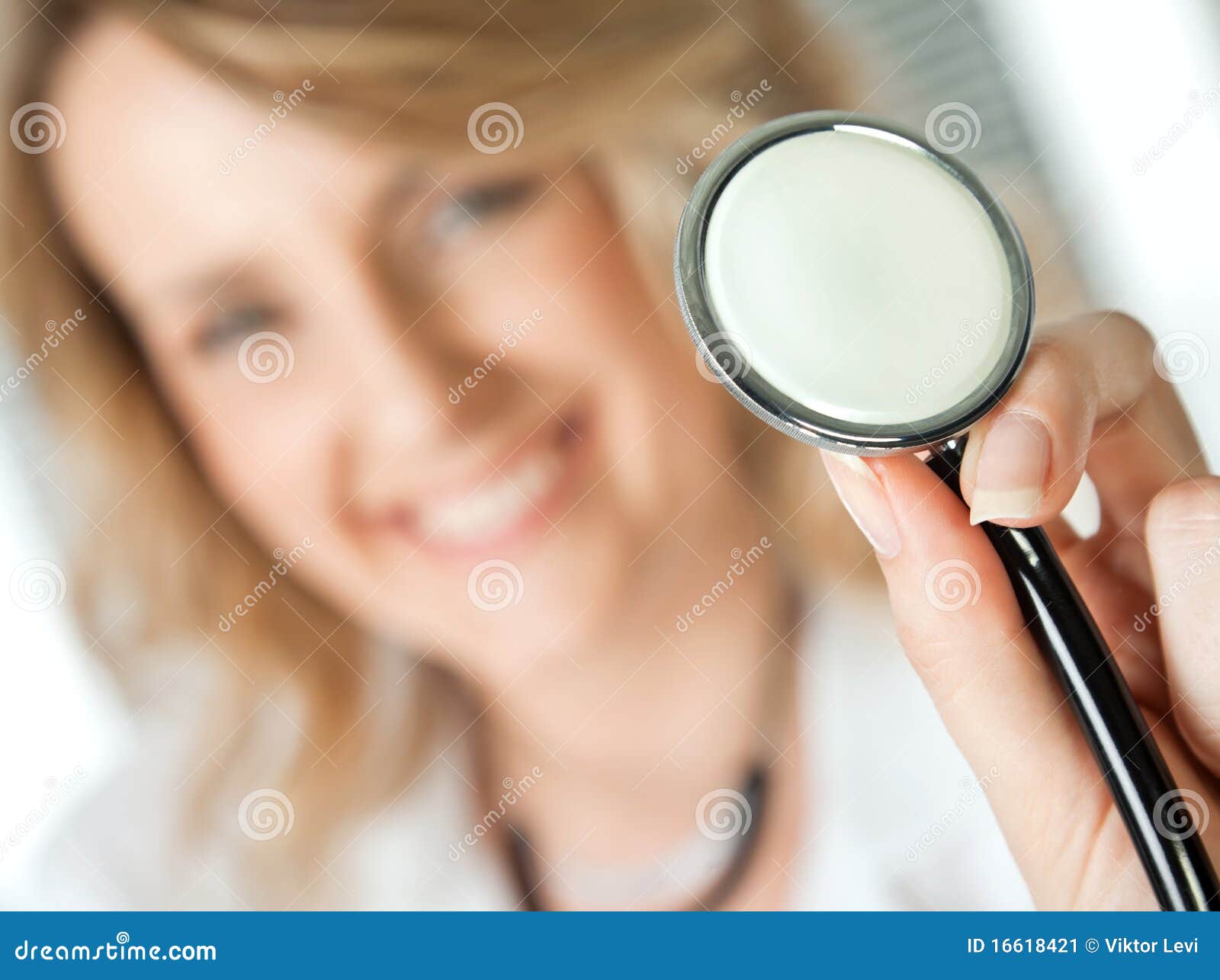 Stethoscope smiling doctor stock image. Image of physician - 16618421