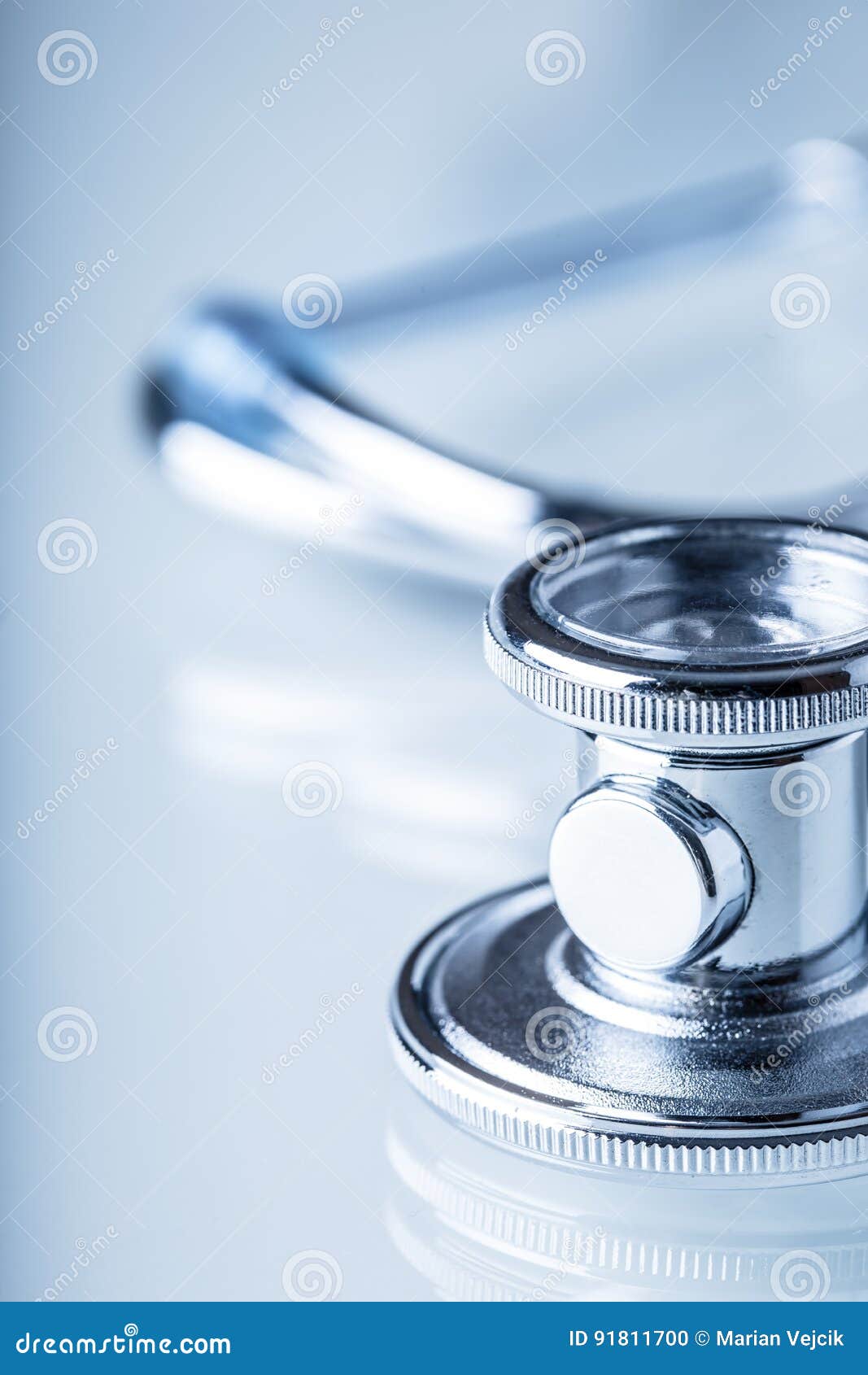 Stethoscope. Stethoscope for Heart Rate Measurement Stock Photo - Image ...