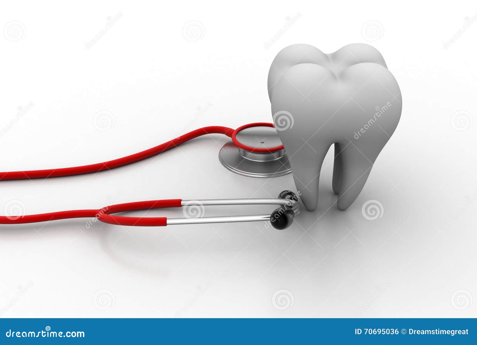 Stethoscope with teeth stock illustration. Illustration of healthcare ...