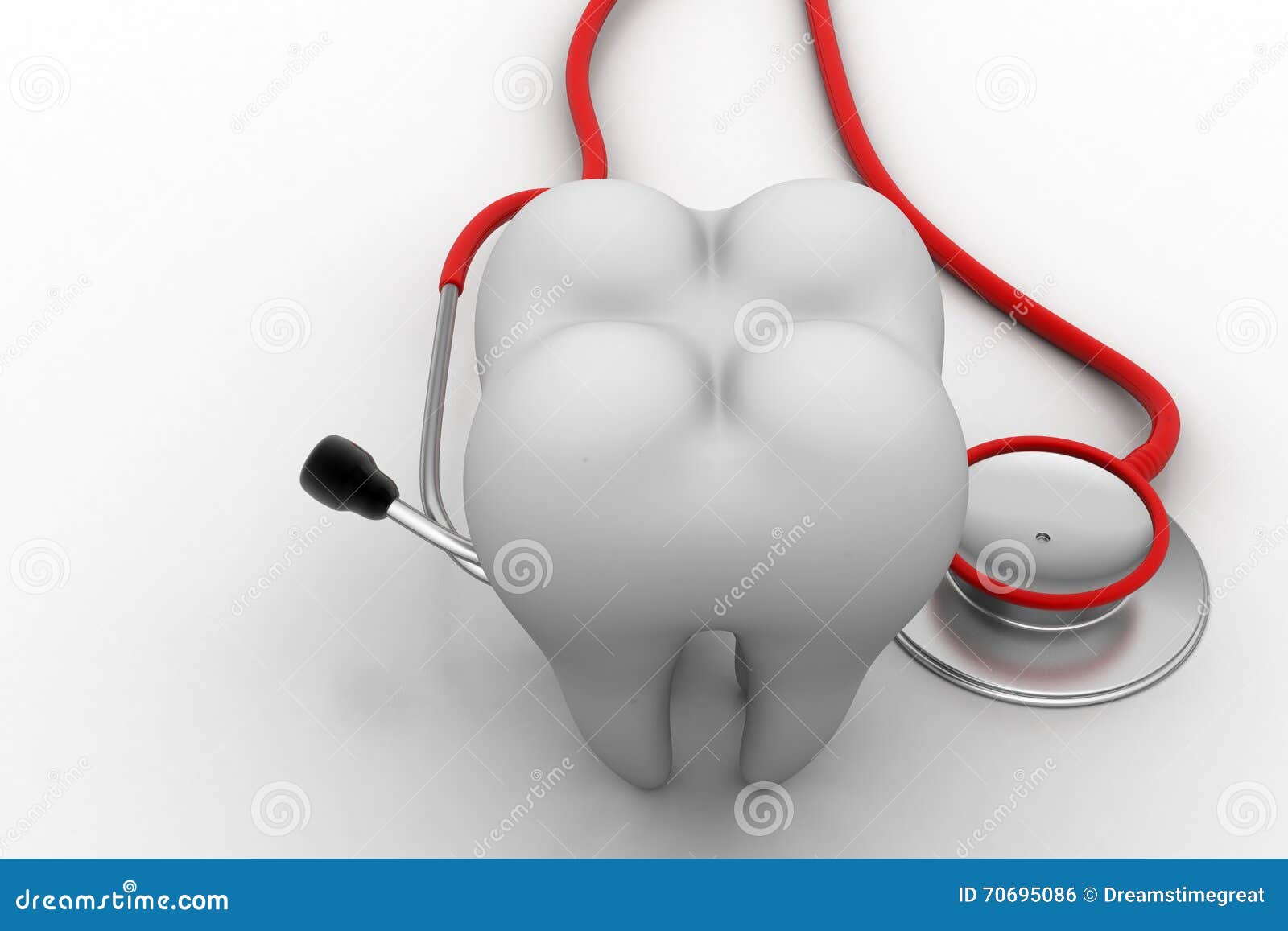 Stethoscope with teeth stock illustration. Illustration of frequency ...