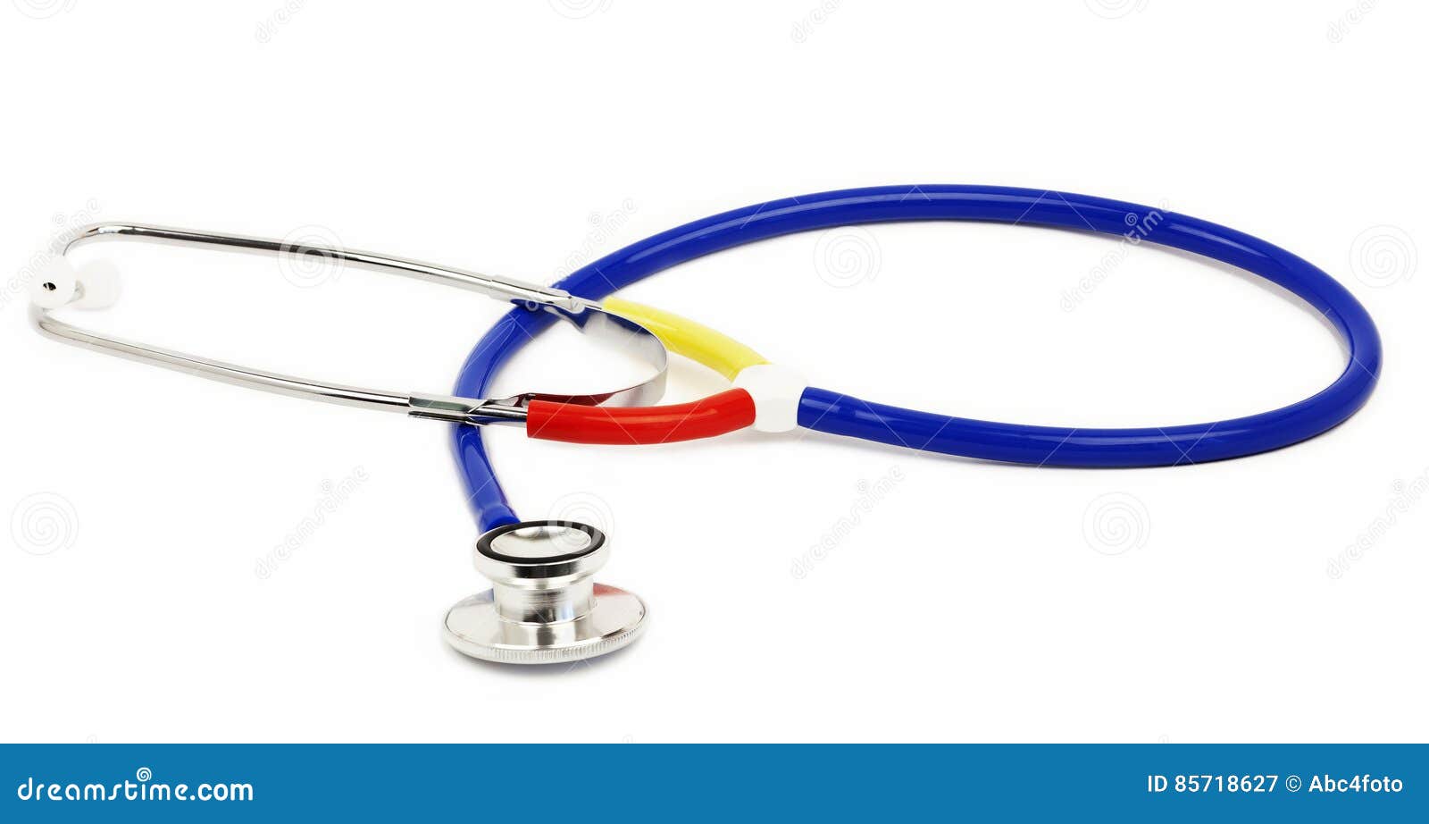 Stethoscope in Various Colors on White Stock Image - Image of health ...